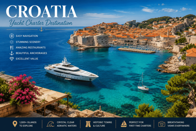 Best Yacht Charter Destinations for First-Time Travelers